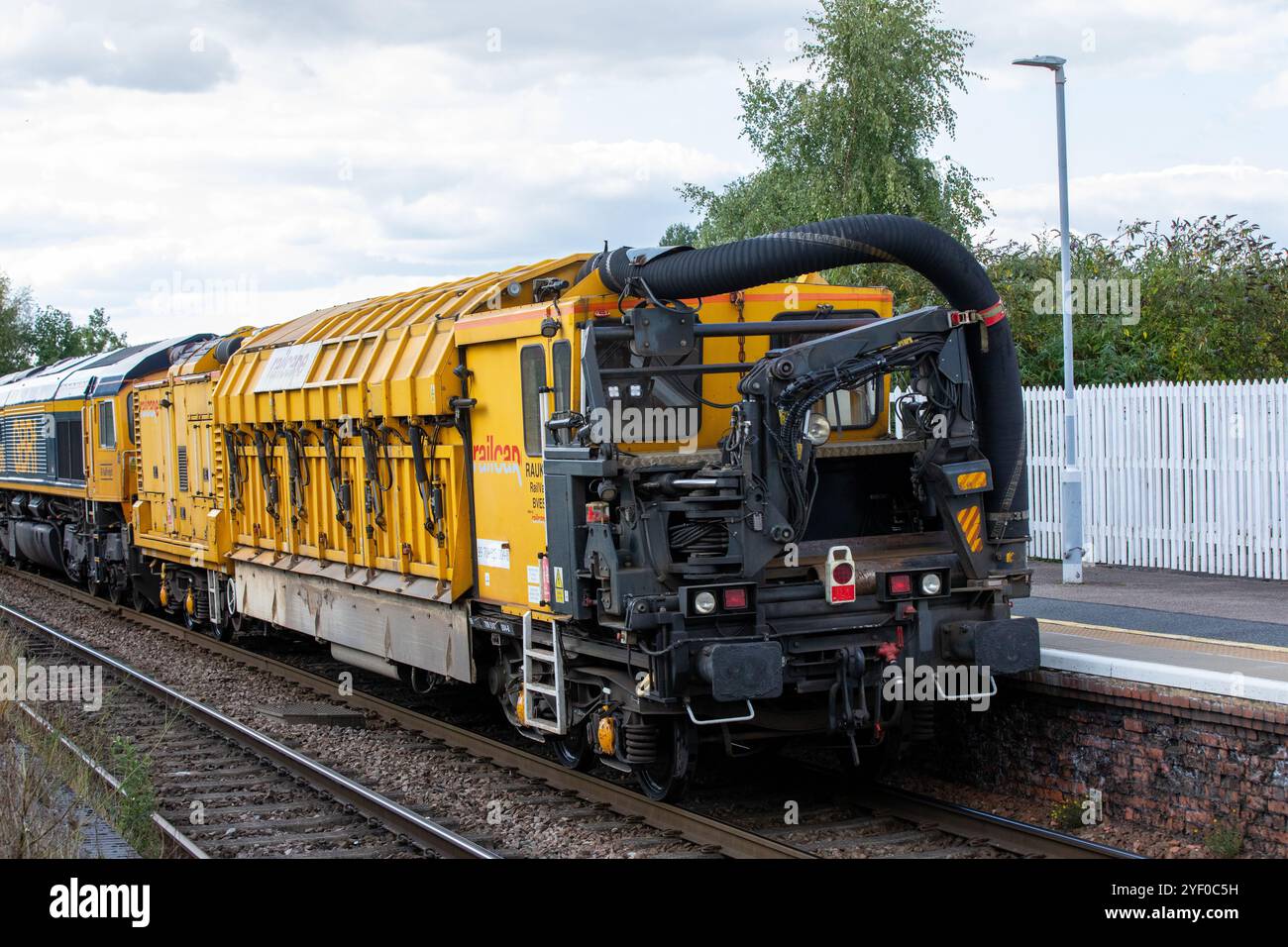 Network Rail Rail Vac returning to Whitemoor Recycling Facility Stock ...