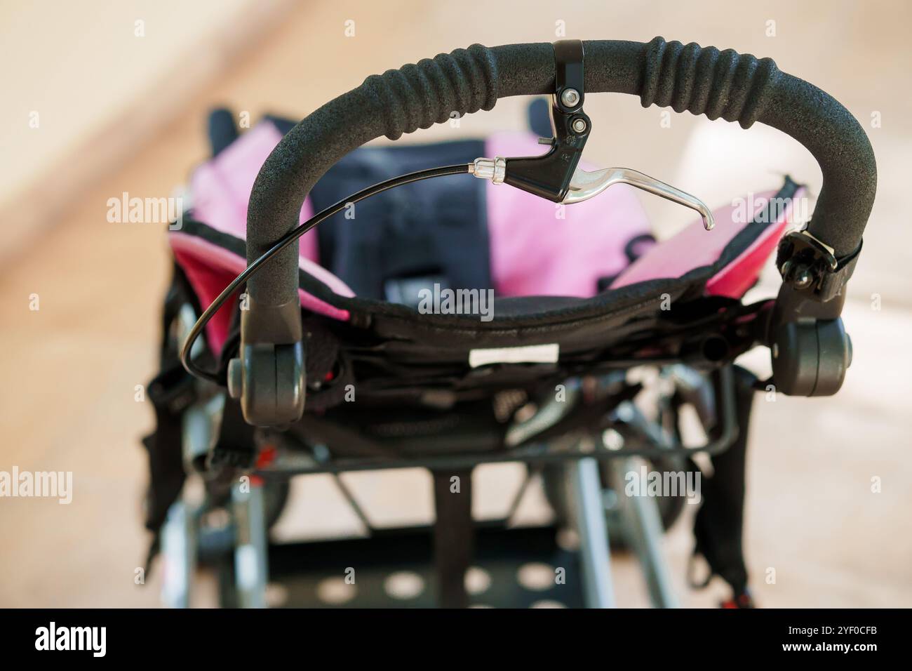 Innovative Pushchair Handle with Ergonomic Design Features Stock Photo ...