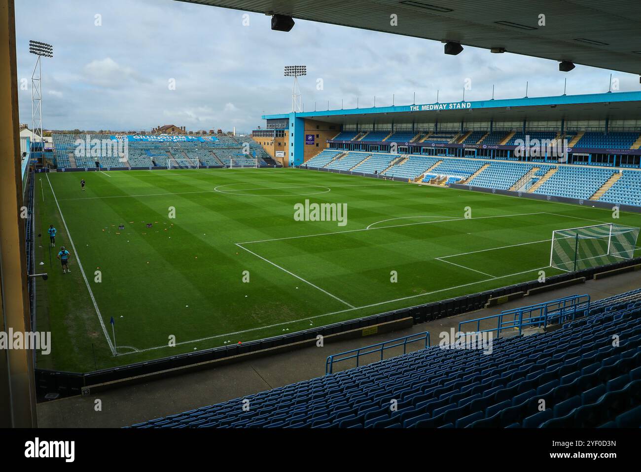 A general view of MEMS Priestfield prior to the Emirates FA Cup First ...
