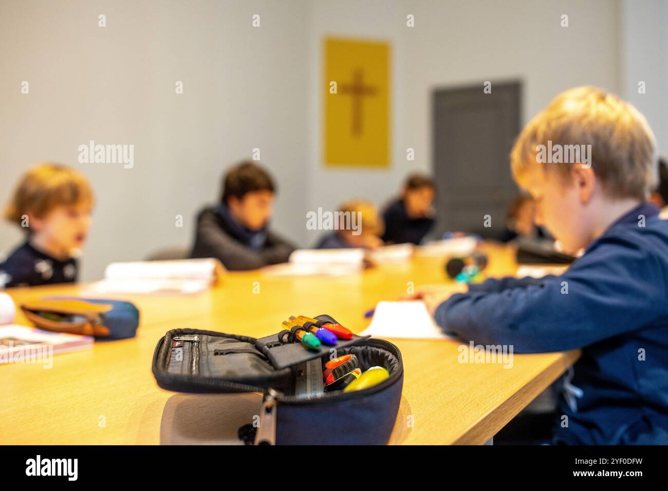 Religious class at Saint Philippe du Roule catholic church, Paris ...