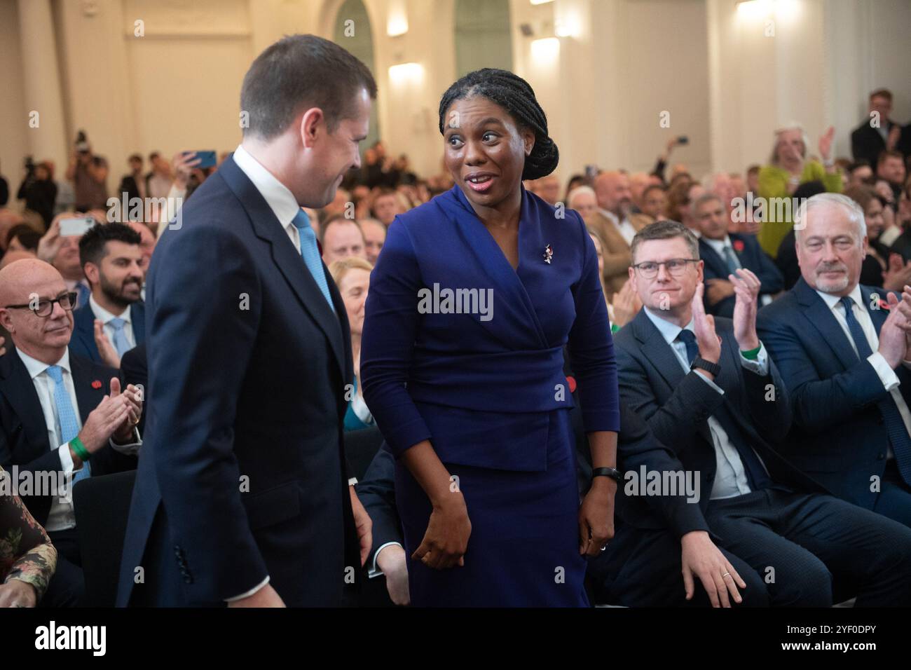 London, UK. 02 Nov 2024. Robert Jenrick and Kemi Badenoch at the ...