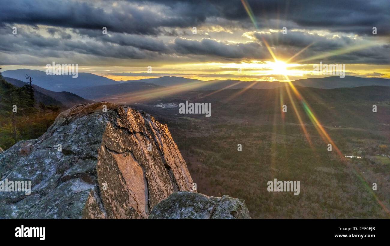Green Mountain White Rocks Mountain Slide Hike Sunset Wallingford ...