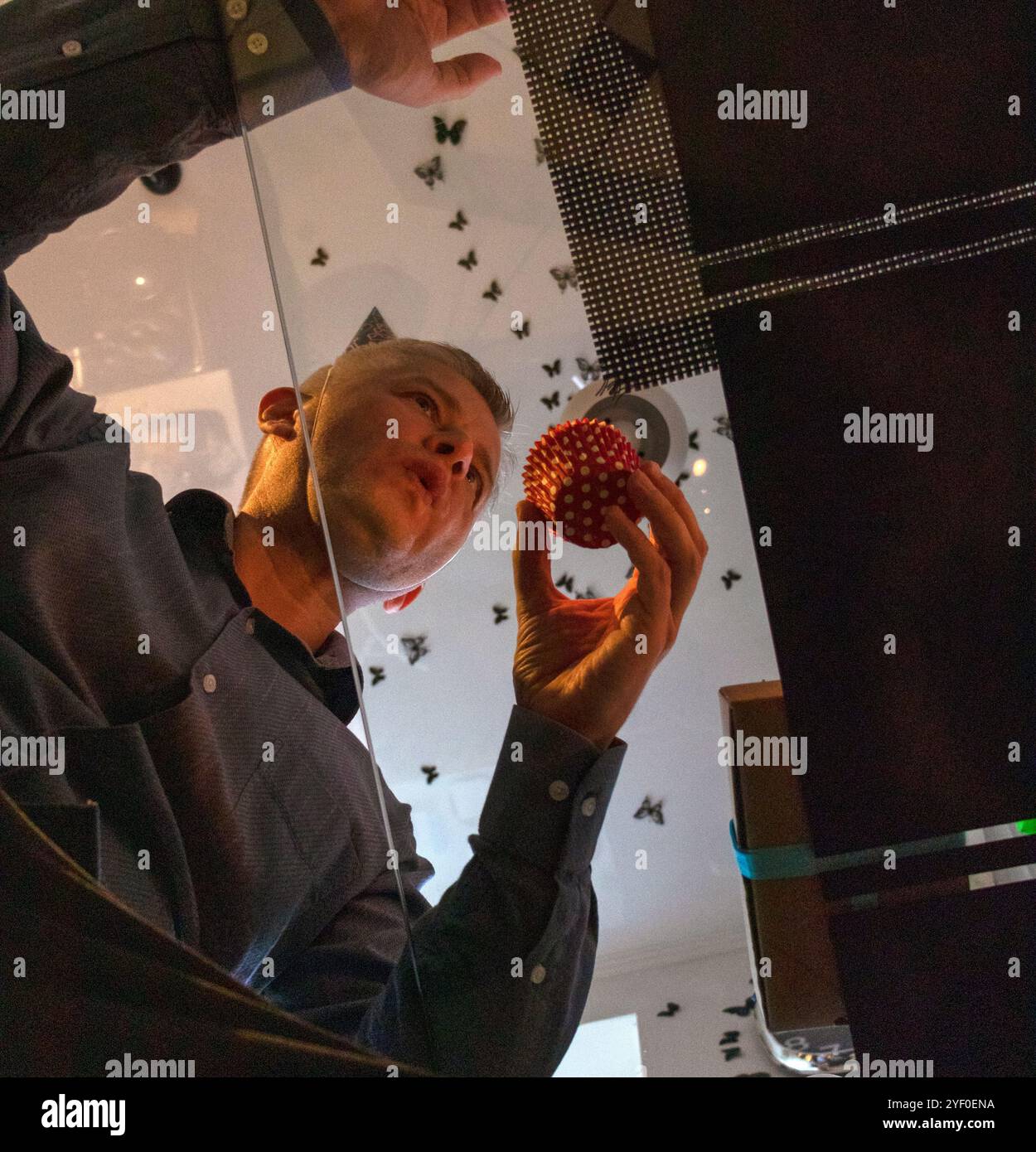 Thoughtful serene middle aged hi-res stock photography and images - Alamy