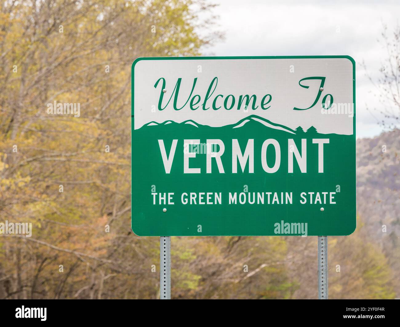 Welcome vermont sign hi-res stock photography and images - Alamy