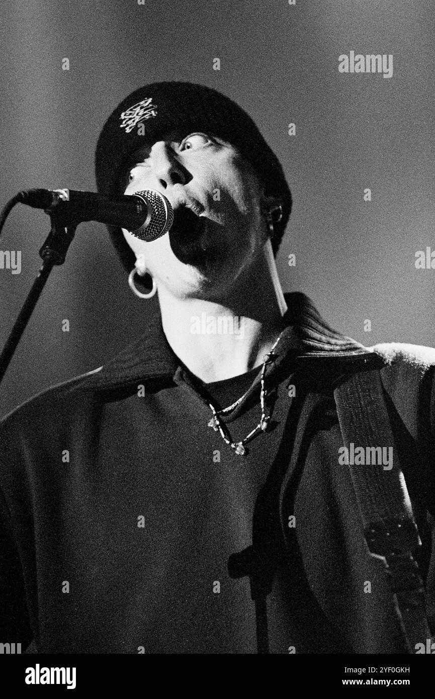 Milan Italy 05/05/1998: Pau (Paolo Bruni) singer and guitarist of the ...