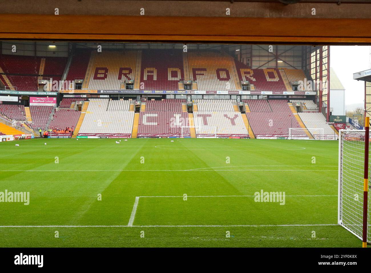 The University of Bradford Stadium, Bradford, England - 2nd November ...