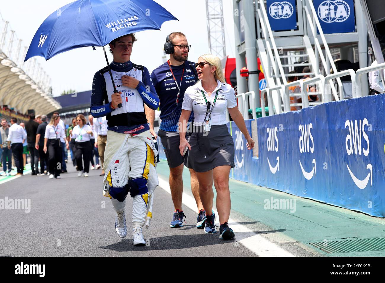 Sao Paulo, Brazil. 02nd Nov, 2024. Franco Colapinto (ARG) Williams Racing on the grid. 02.11. ...