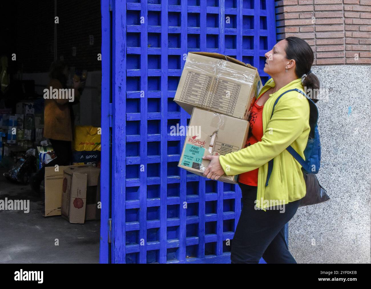 Madrid, Madrid, SPAIN. 2nd Nov, 2024. The people of Madrid are turning ...