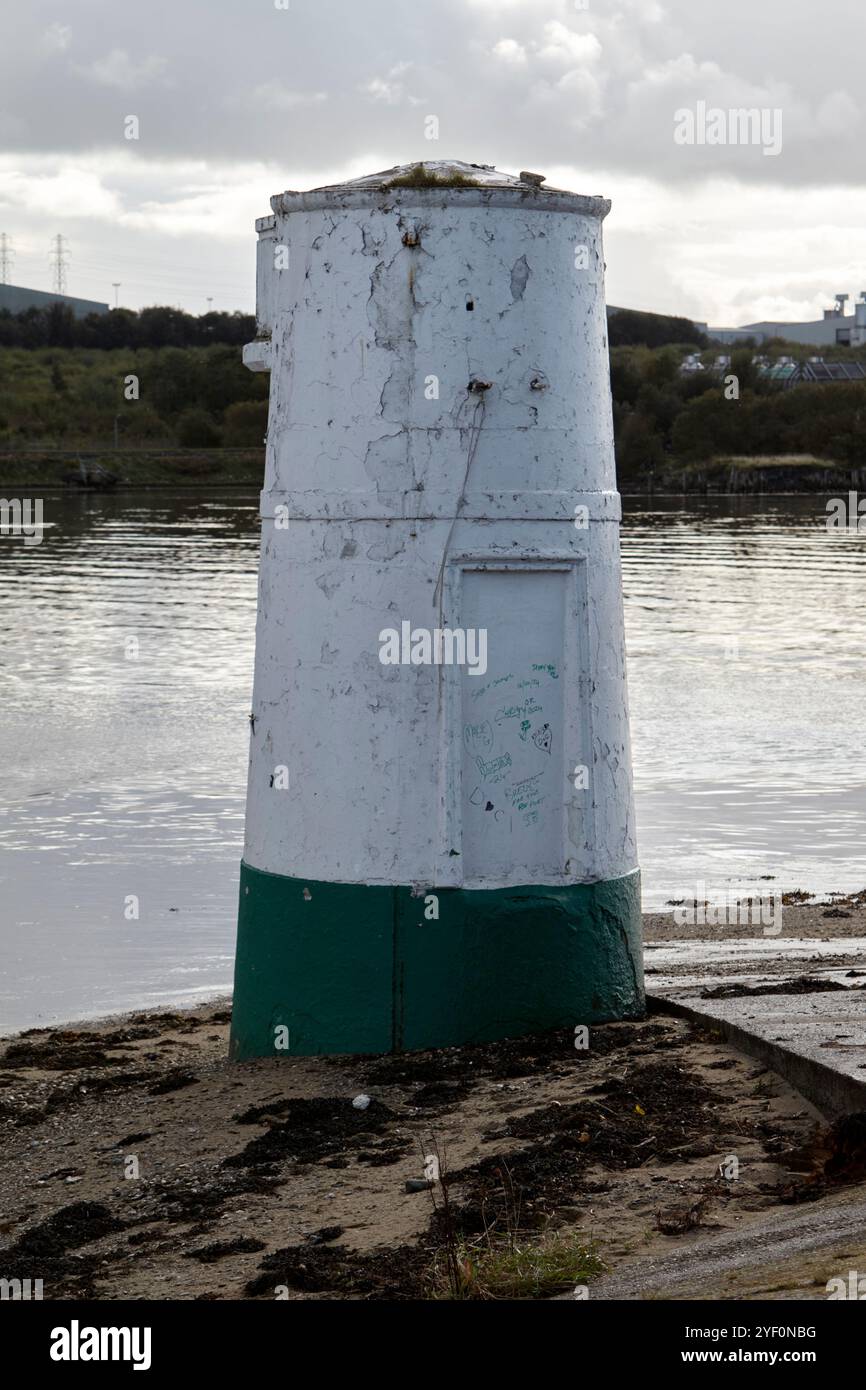 culmore point light beacon built in the 1920s but no longer functional ...