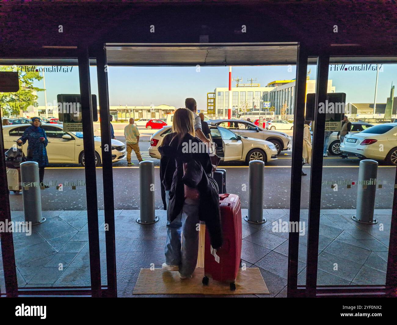 Italy, Milan, Malpensa Airport Terminal 2, Silvio Berlusconi Airport ...