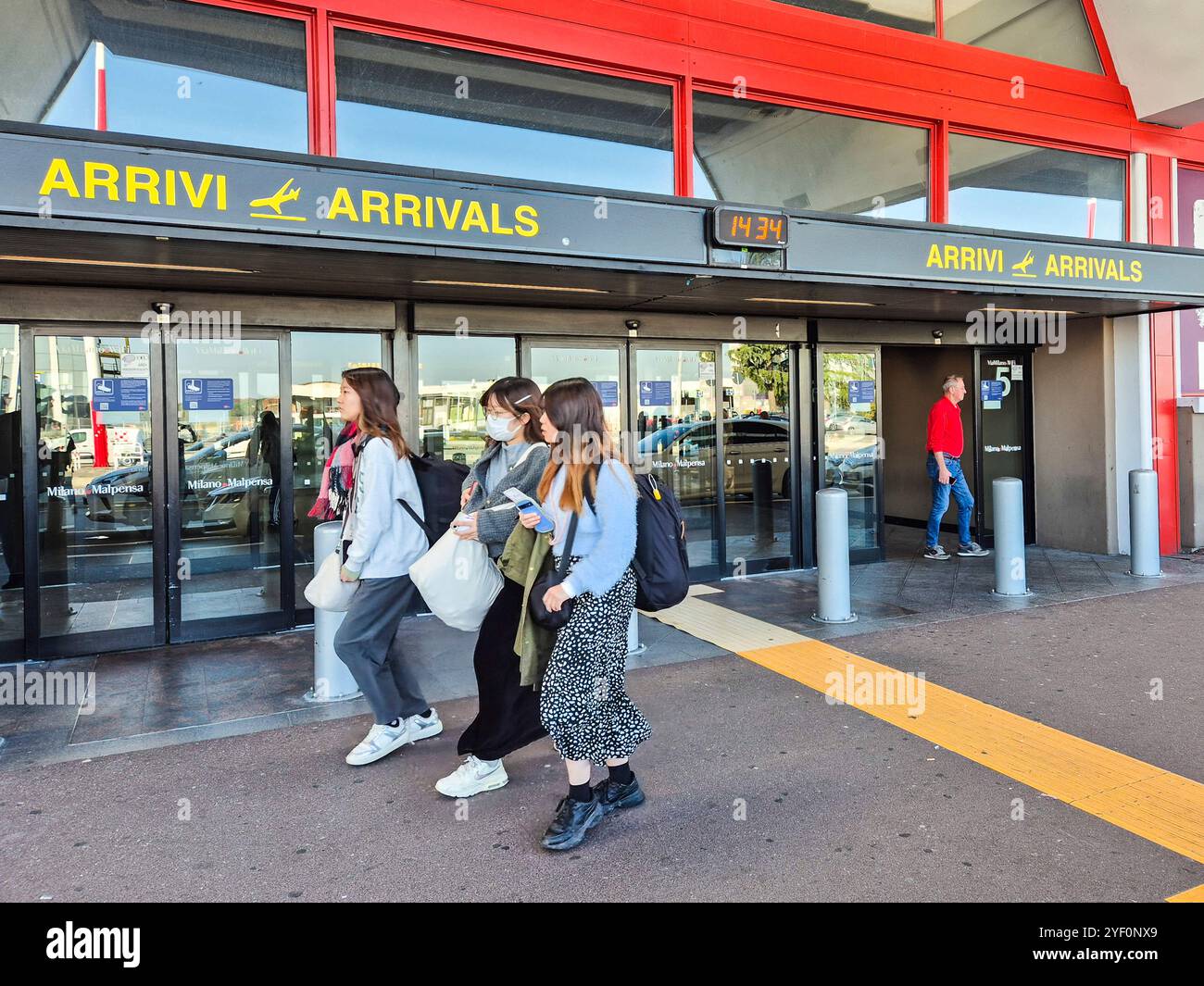 Italy, Milan, Malpensa Airport Terminal 2, Silvio Berlusconi Airport ...