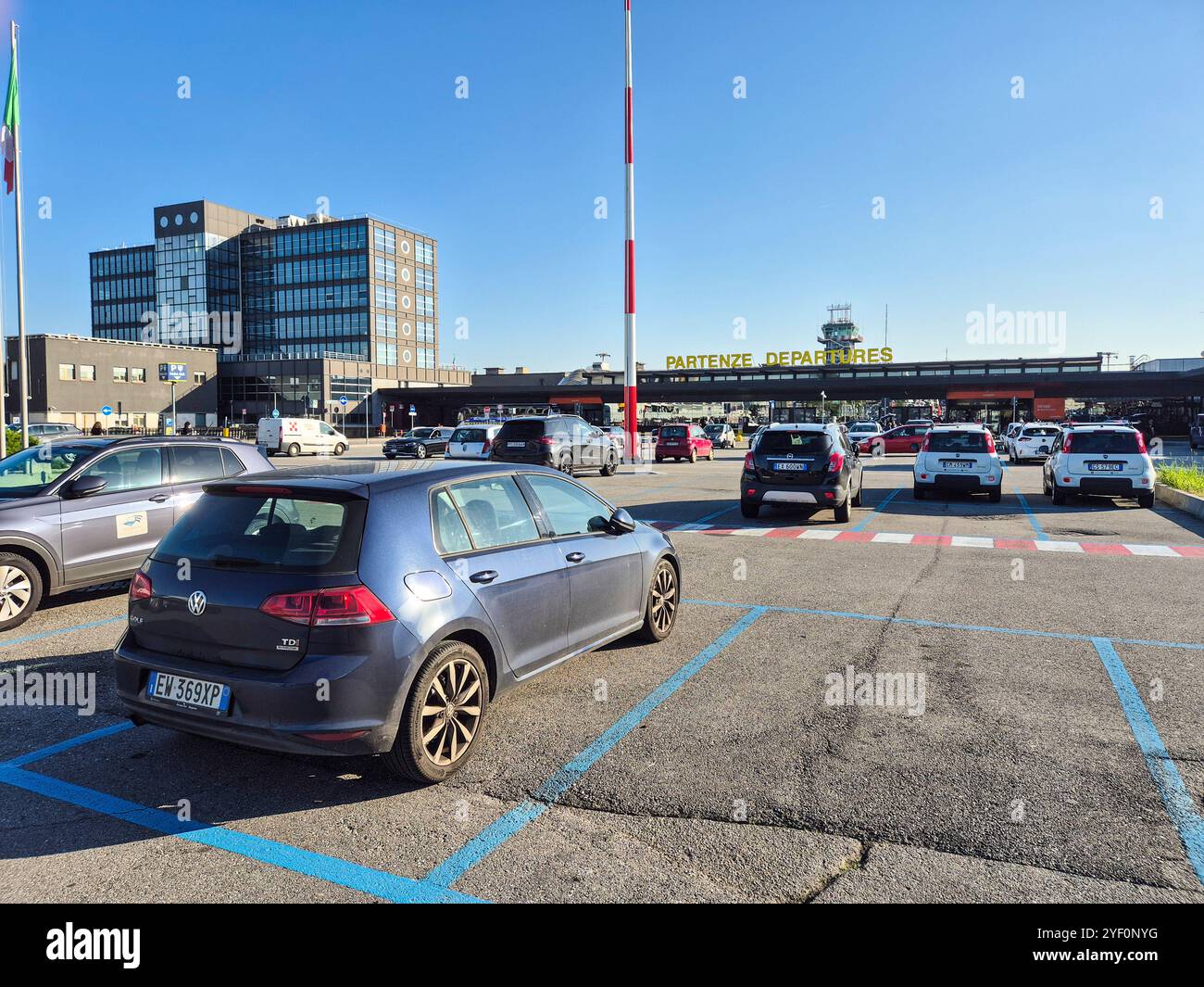 Italy, Milan, Malpensa Airport Terminal 2, Silvio Berlusconi Airport ...