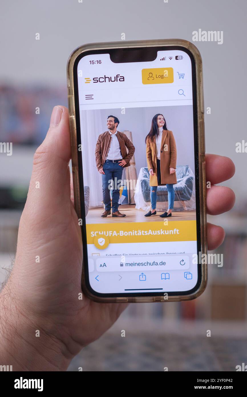 Schufa website hi-res stock photography and images - Alamy