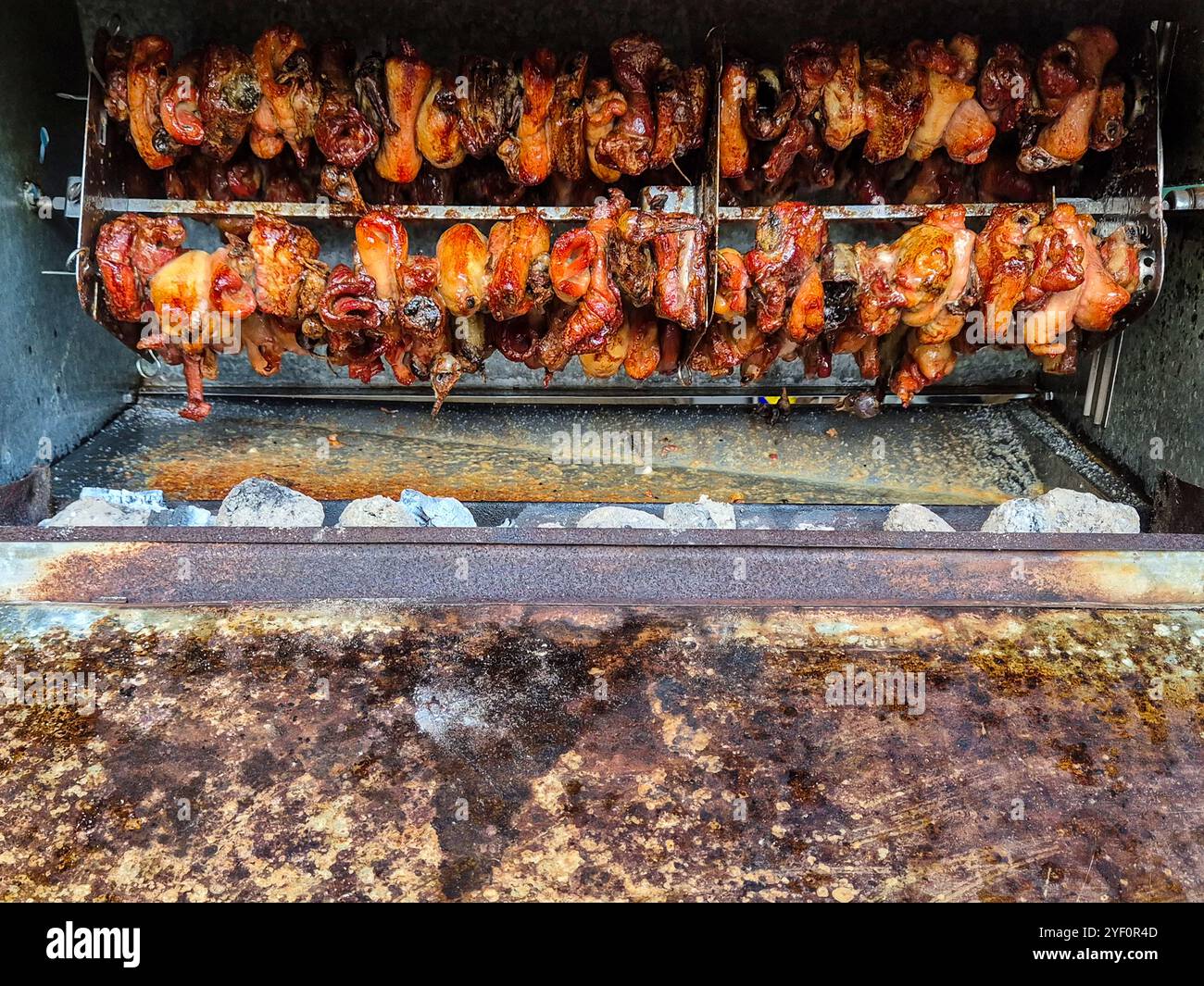 Italy, Brescia, traditional food: meat skewer Stock Photo - Alamy