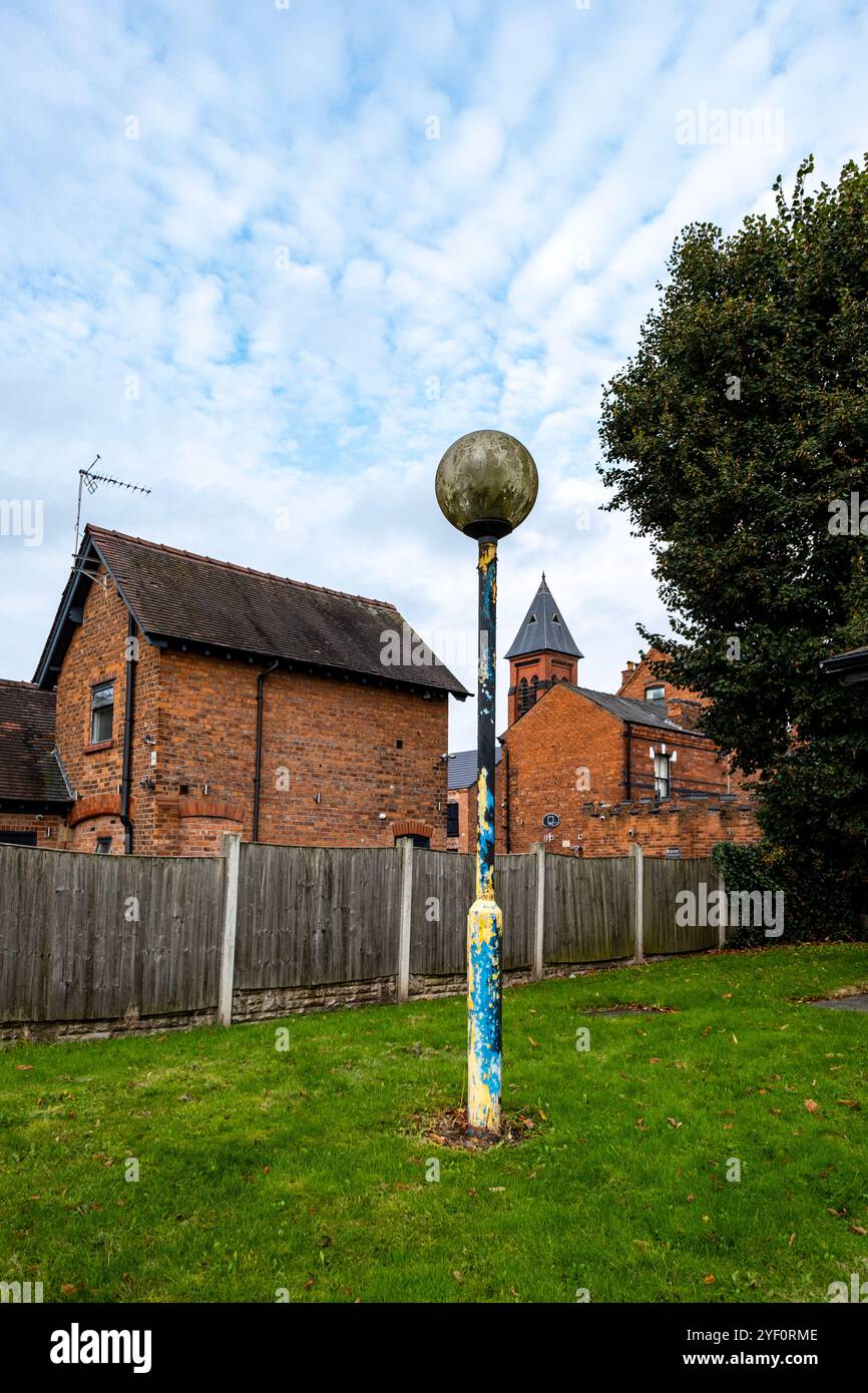 Old dirty lamp post Stock Photo - Alamy
