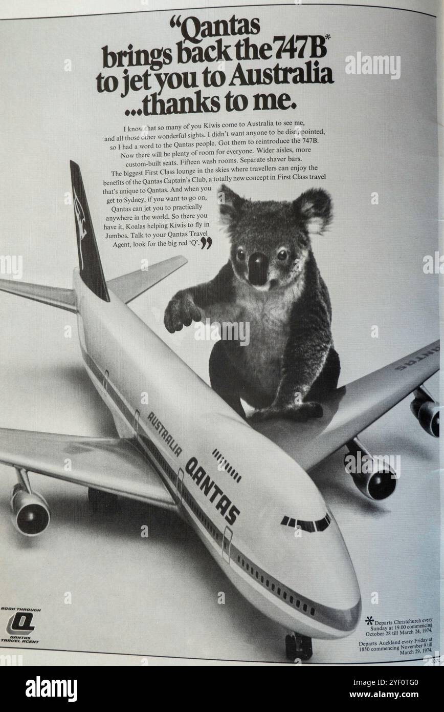 Qantas advert hi-res stock photography and images - Alamy