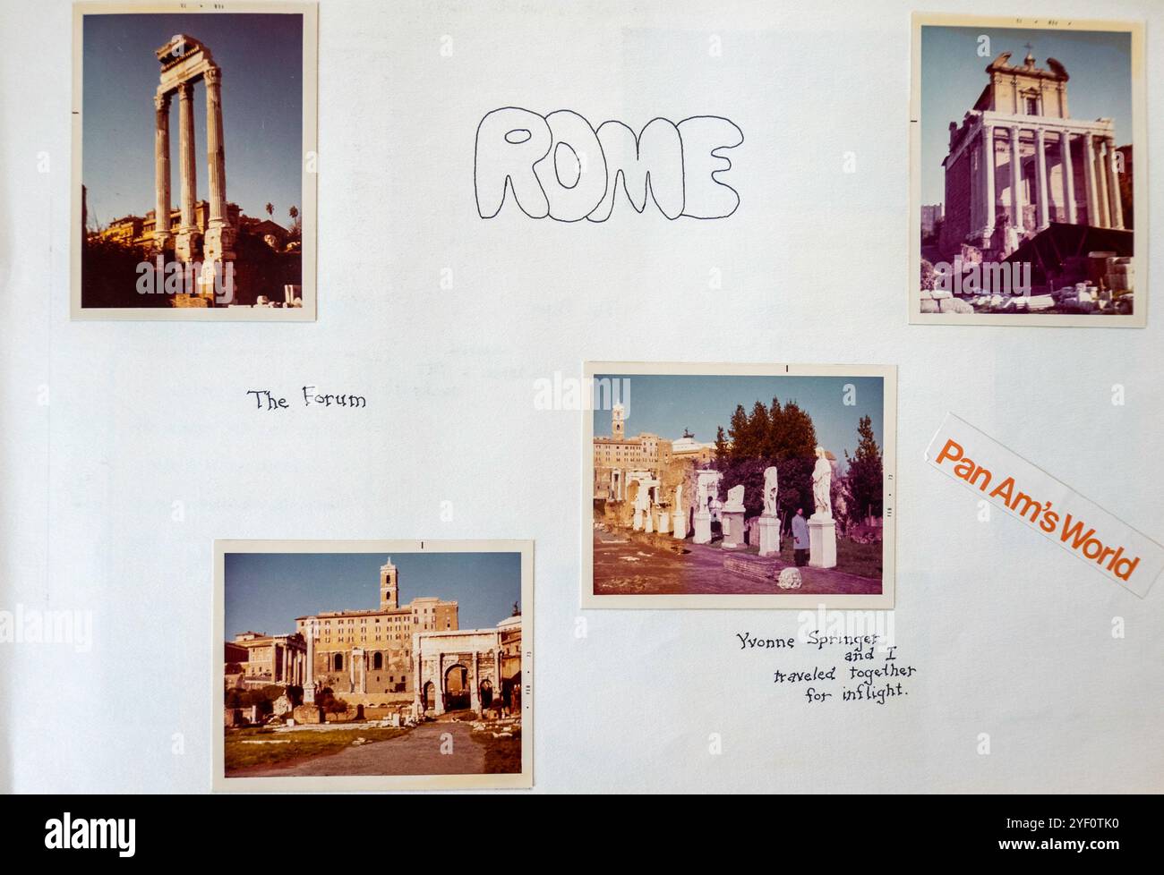 Scrapbook of the Colosseum snapshots of the forum from Pan-American ...