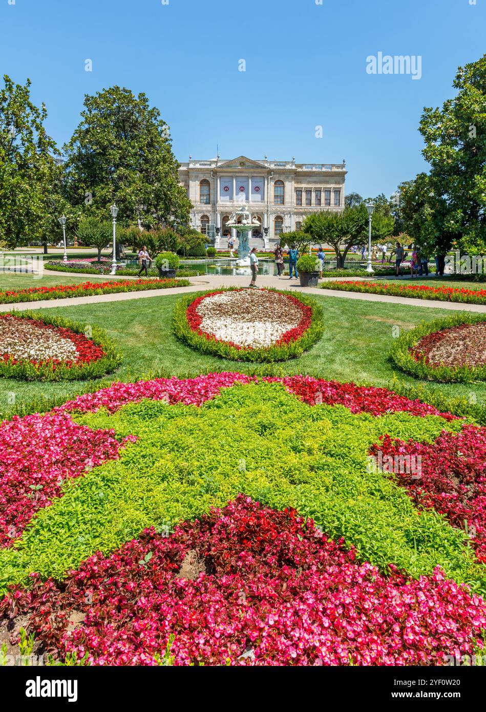 Dolmabahce Palace and Gardens in Istanbul, Turkey Stock Photo - Alamy
