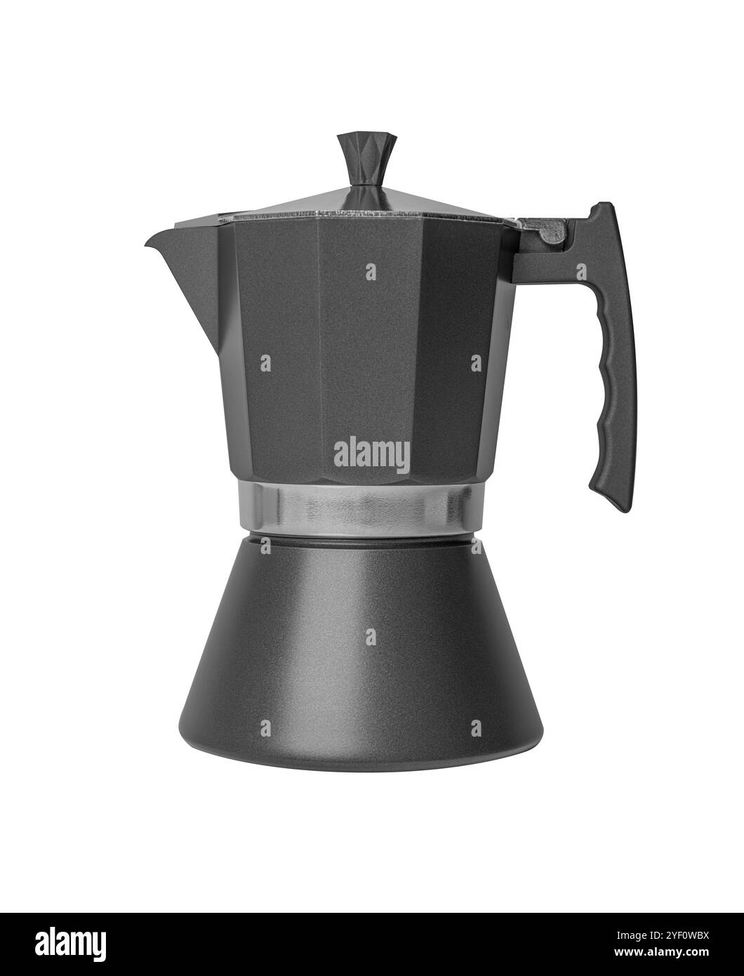 Italian coffee geyser pot Cut Out Stock Images & Pictures - Alamy