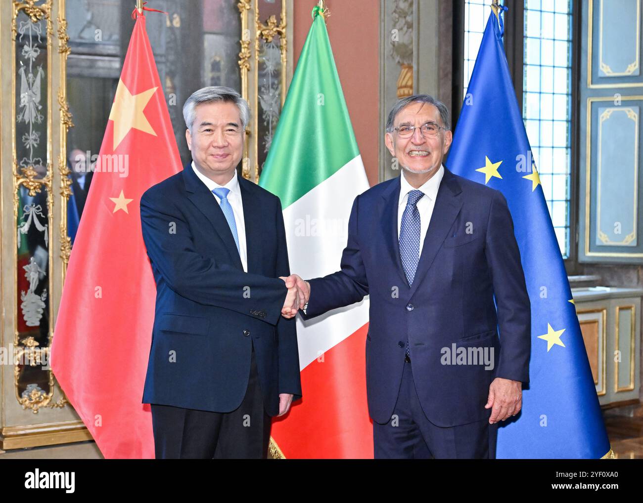 Venice, Italy. 31st Oct, 2024. Li Xi, a member of the Standing ...