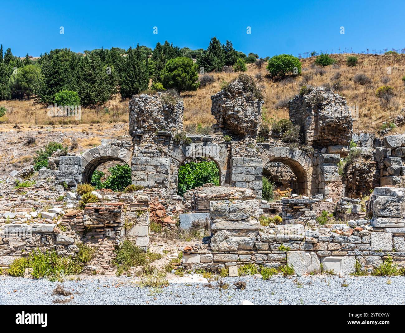 Baths in the Ancient Greek City Of Ephesus, Turkey Stock Photo - Alamy