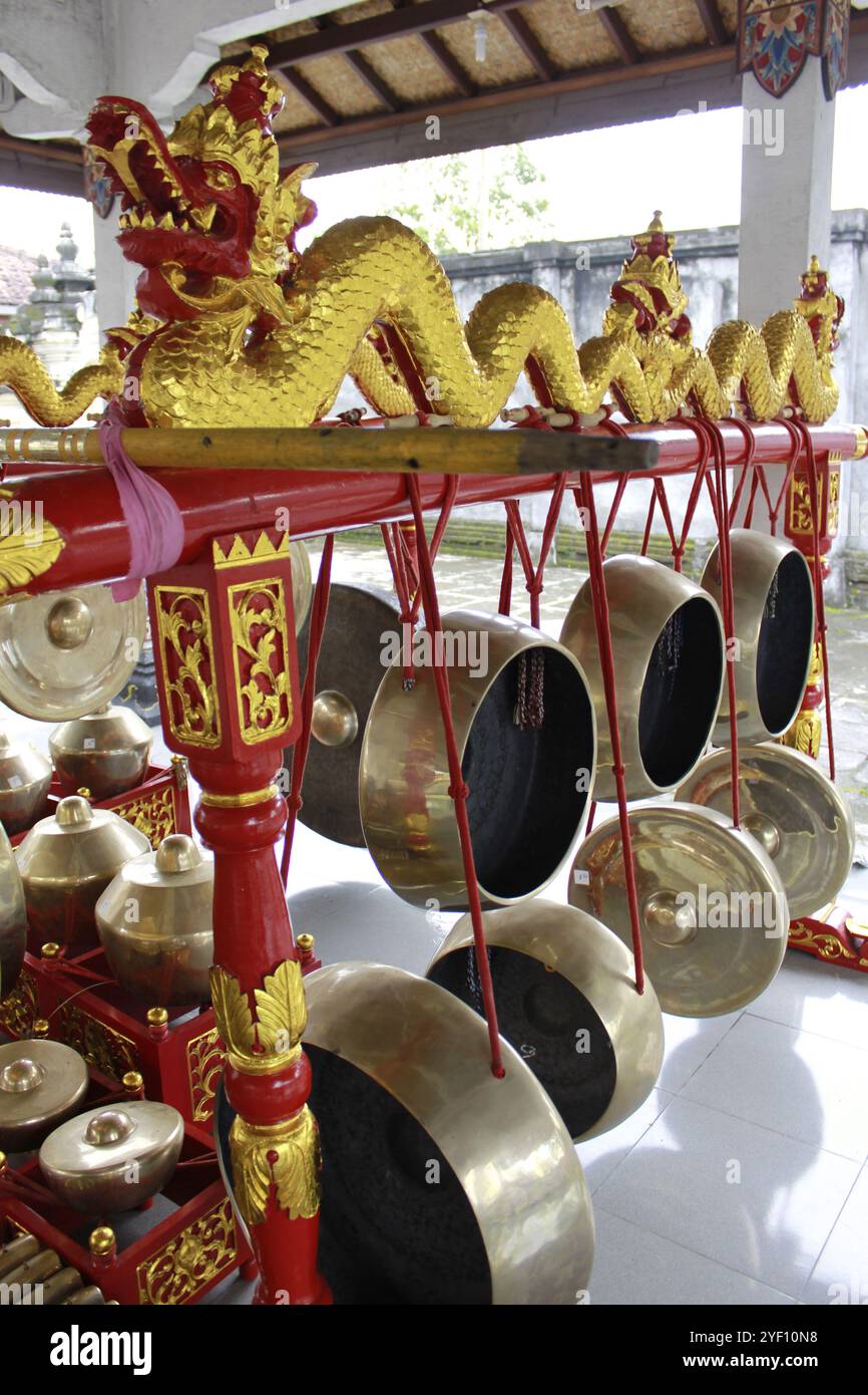 Gong traditional musical instruments, which are played to accompany ...