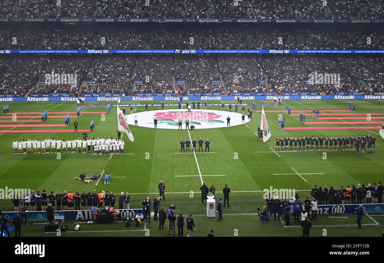 London, UK. 02nd Nov, 2024. 2nd November 2024; Allianz Stadium, London ...