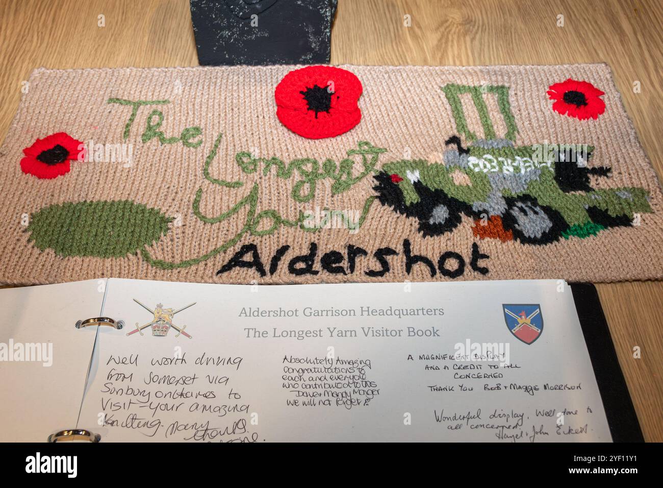 The Longest Yarn exhibition at the Royal Garrison Church of All Saints ...