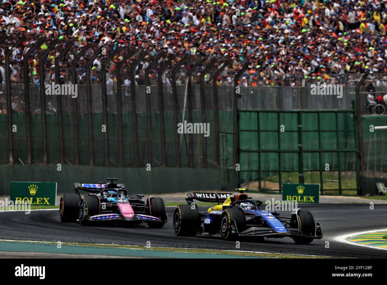 Sao Paulo, Brazil. 02nd Nov, 2024. Franco Colapinto (ARG) Williams Racing FW46. Formula 1 World ...