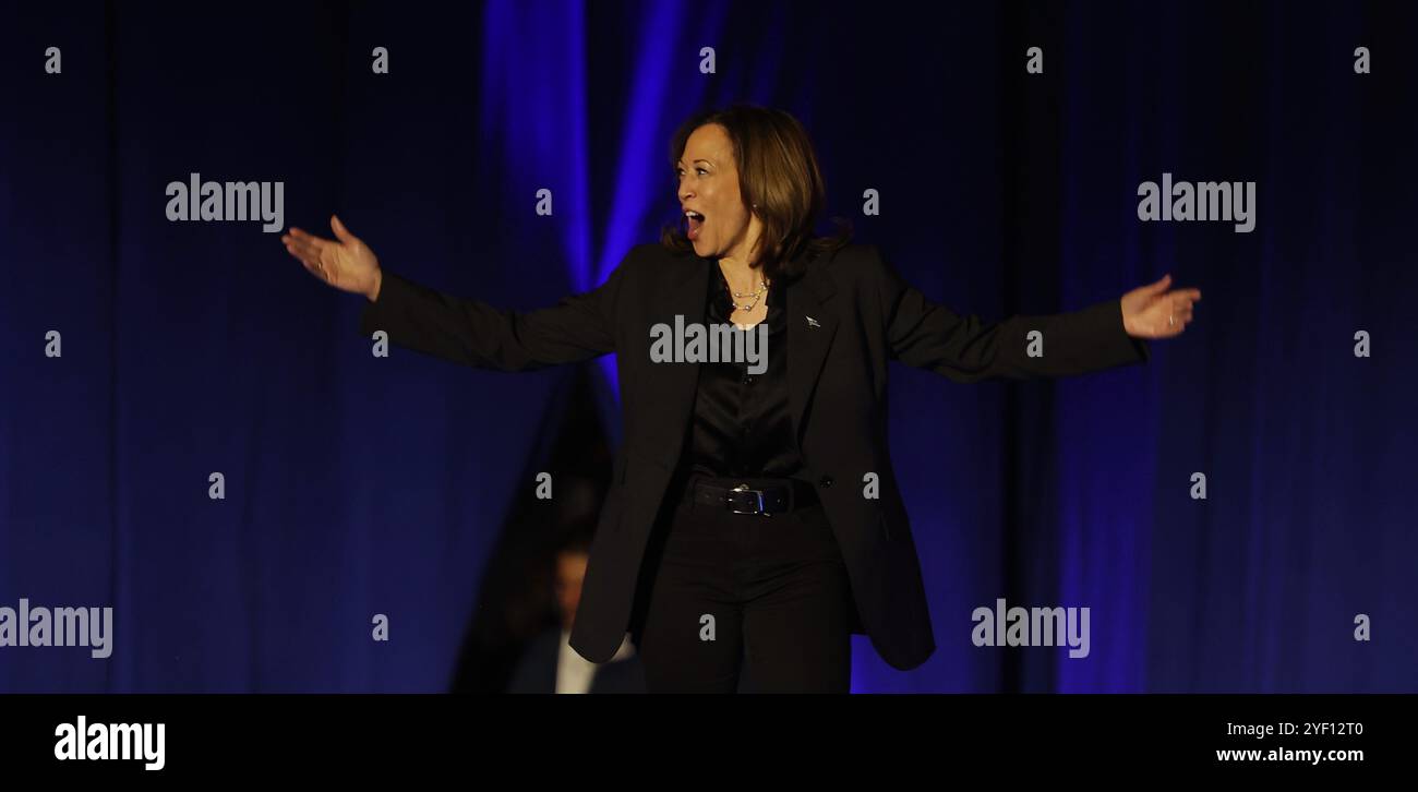 November 1, 2024, Milwaukee, Wisconsin: Vice President Kamala Harris ...