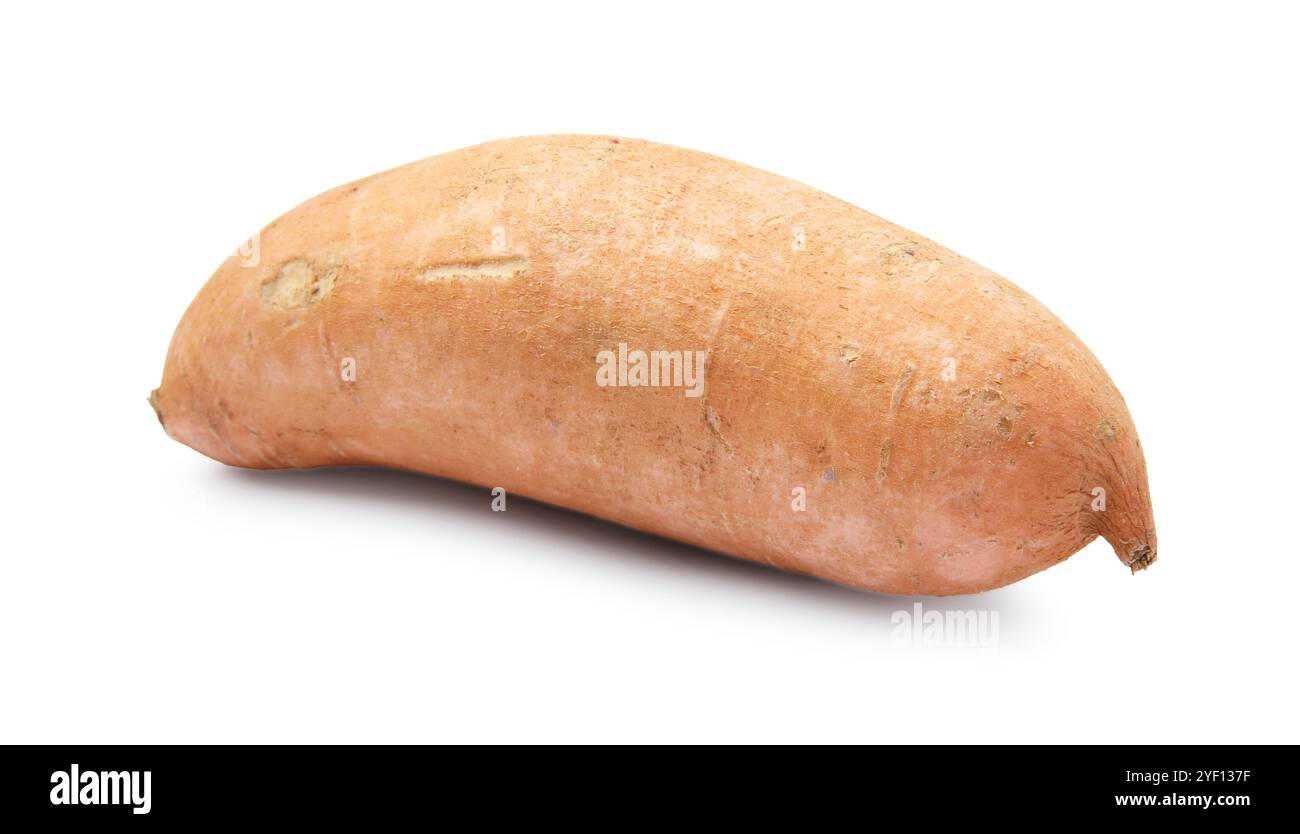 Fresh raw sweet potato isolated on white Stock Photo - Alamy
