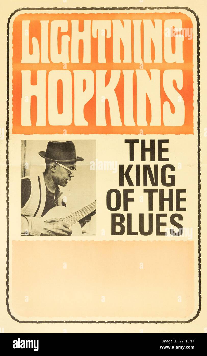 Lightning hopkins poster hi-res stock photography and images - Alamy