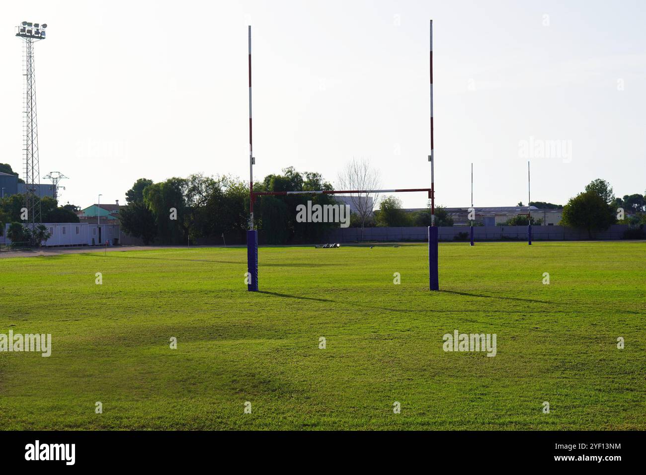 Football ground without grass hi-res stock photography and images - Alamy