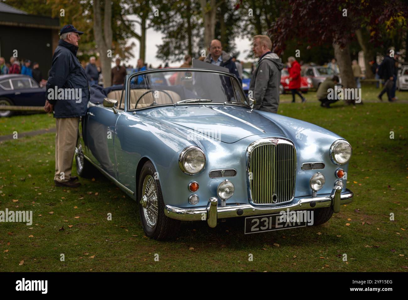 1962 Alvis TD 21, on display at the Bicester Heritage Scramble on the ...