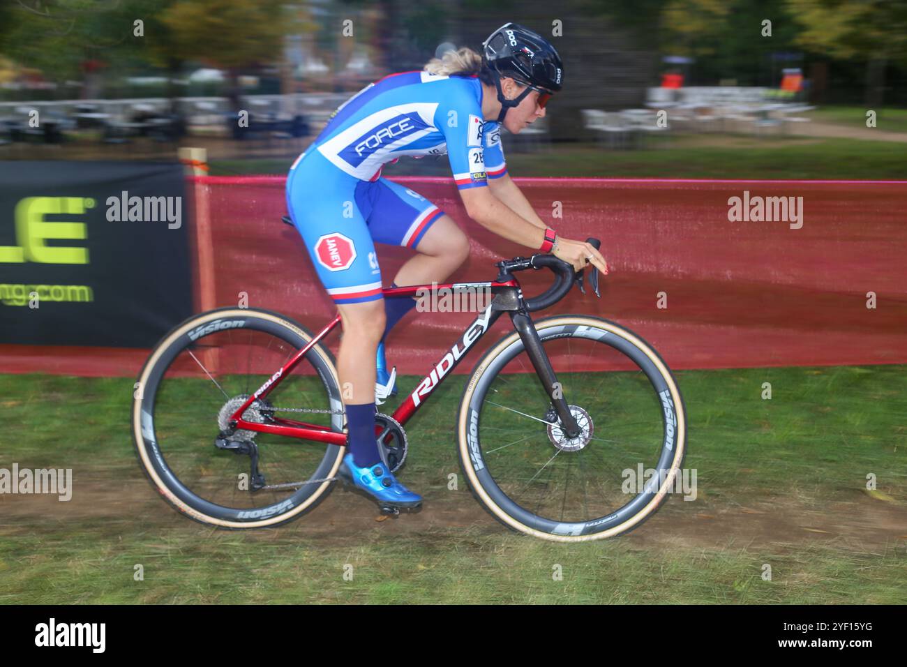 Pontevedra, Spain, 02nd November, 2024: Czech cyclist Kristyna Zemanová ...