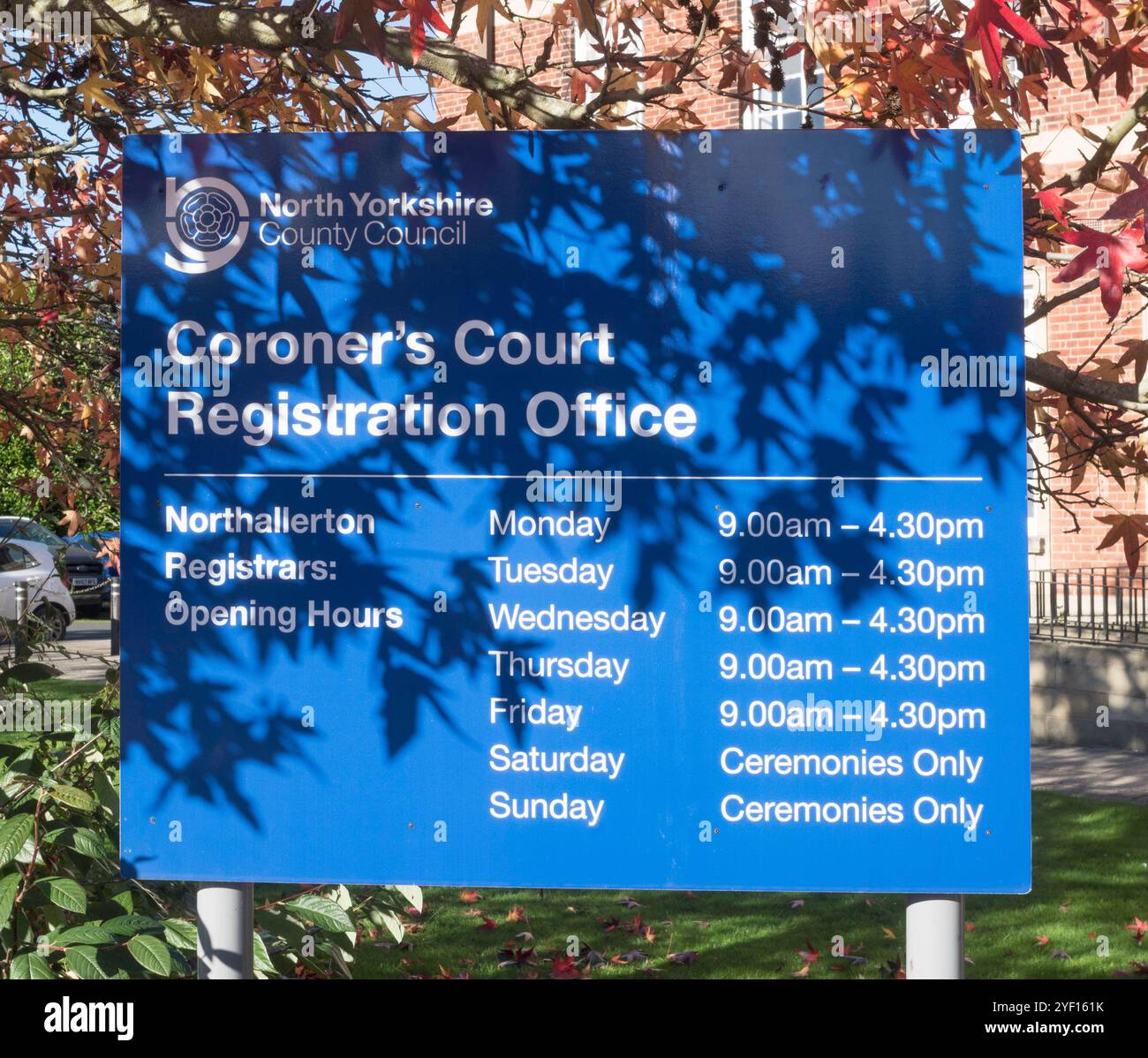 Northallerton coroners court hi-res stock photography and images - Alamy
