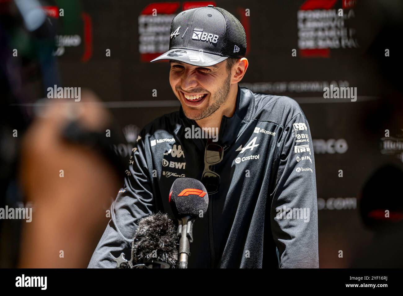 Sao Paulo, Brazil, 31 Oct 2024, Esteban Ocon, from France competes for ...