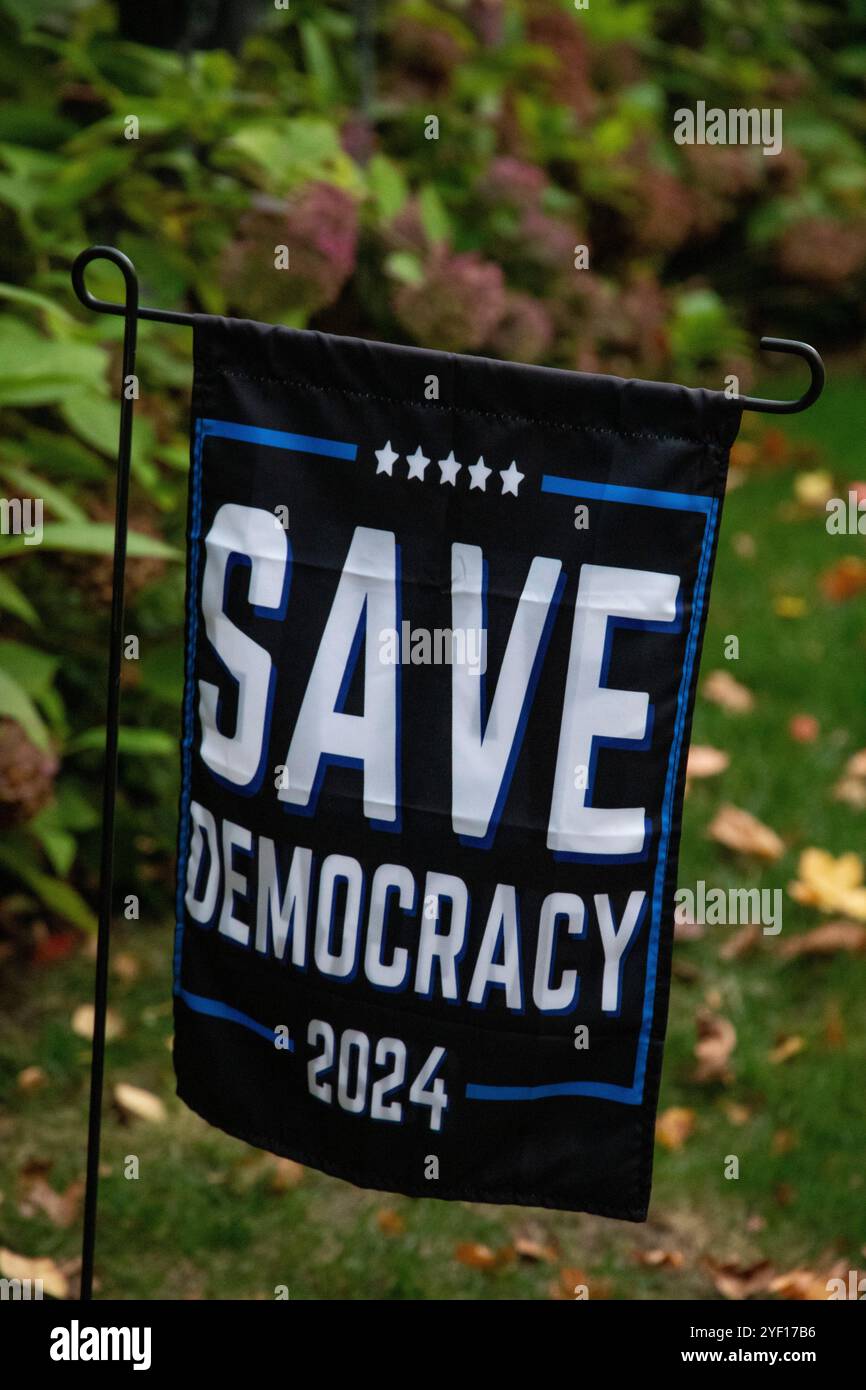 American democracy voter signs hi-res stock photography and images - Alamy