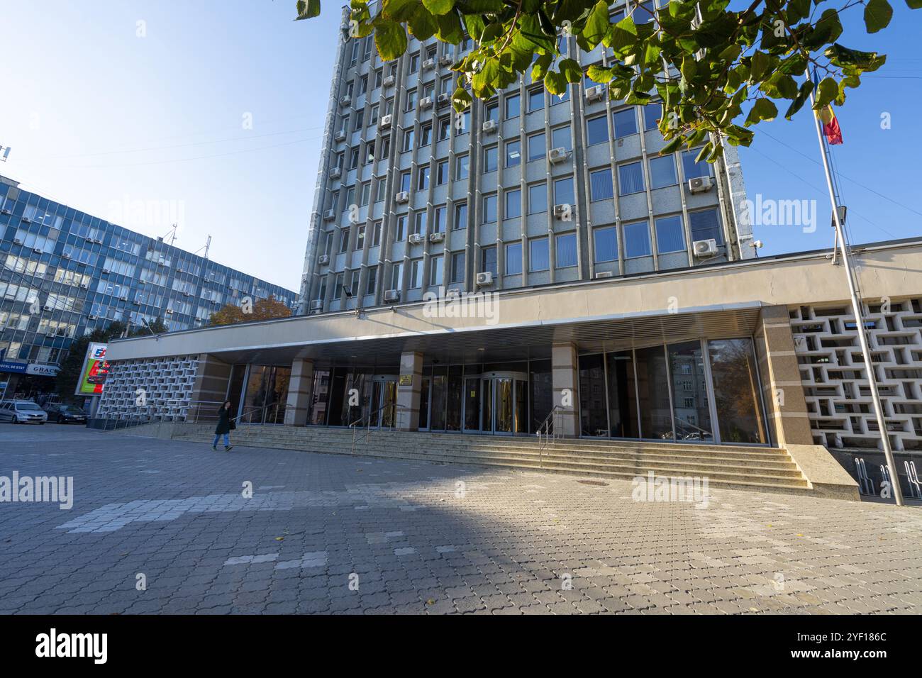 Chisinau, Moldova. October 25, 2024. external view of the headquarters ...