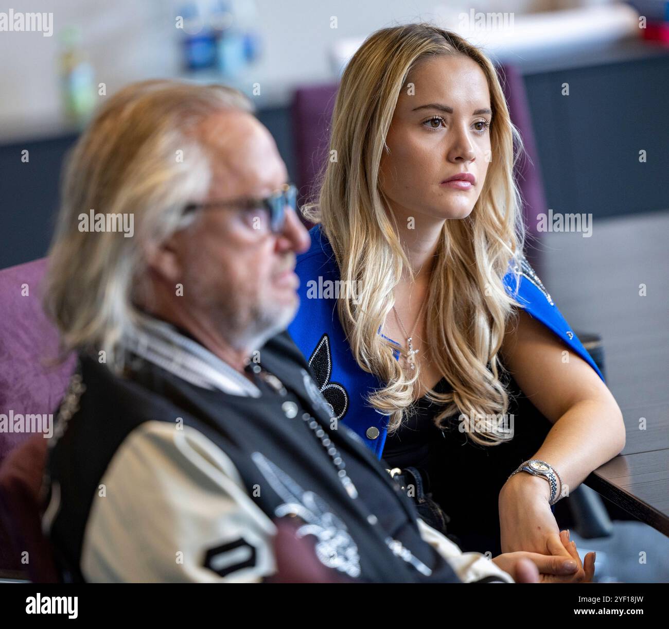 Robert Geiss mit Tochter Davina / Vorstellung von Scull liquid, der ...