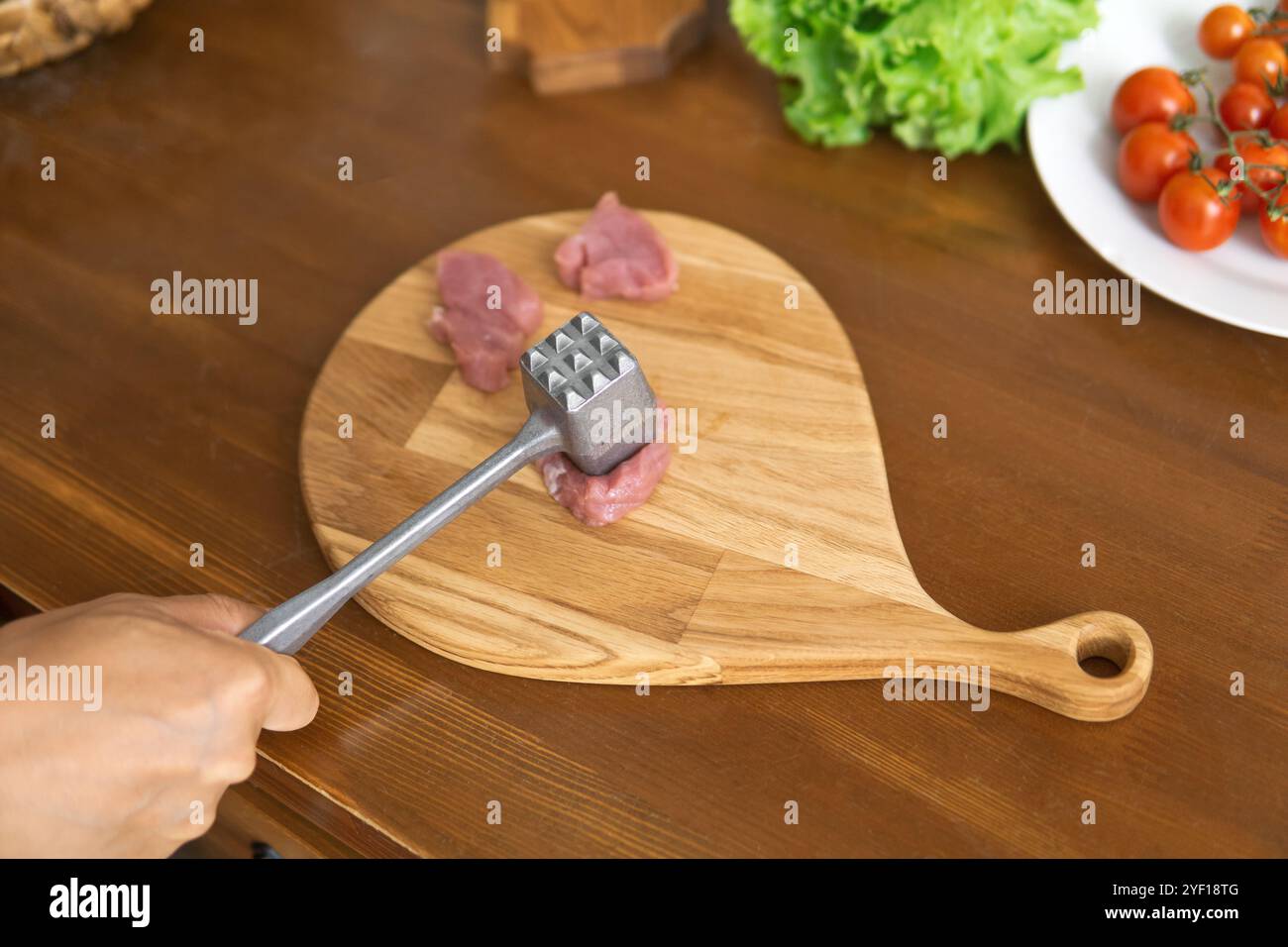 Meat tenderizing hi-res stock photography and images - Alamy
