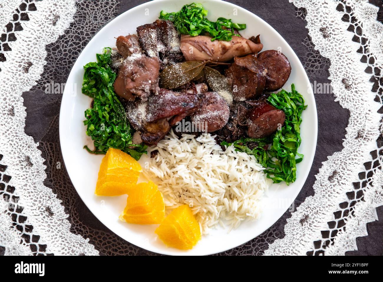 Traditional brazilian feijoada cabbage hi-res stock photography and ...