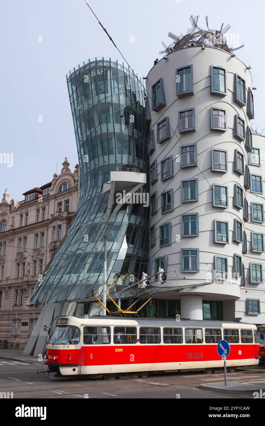 The Dancing House, the iconic and curvy building designed by architects ...