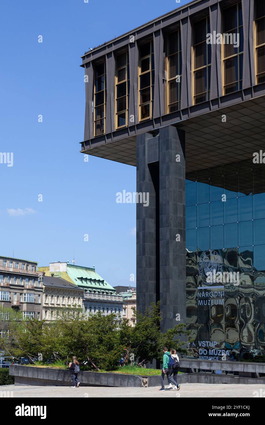 The New Building of the National Museum (Národní Muzeum), located on ...
