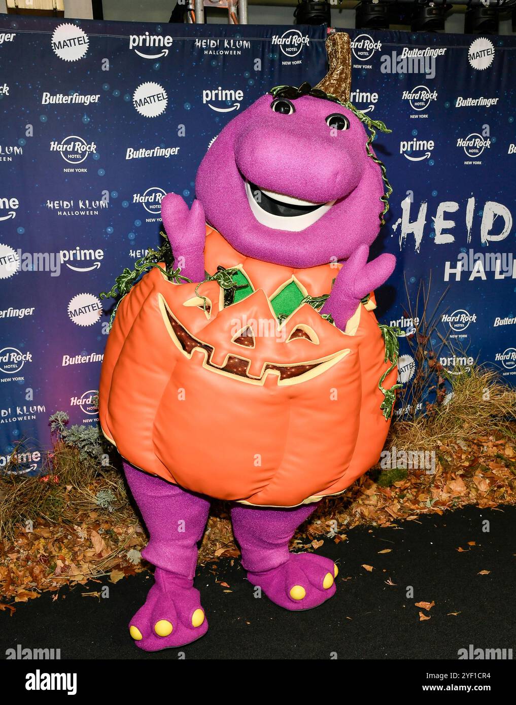 Barney attends Heidi Klum's 23rd annual Halloween party at Hard Rock ...
