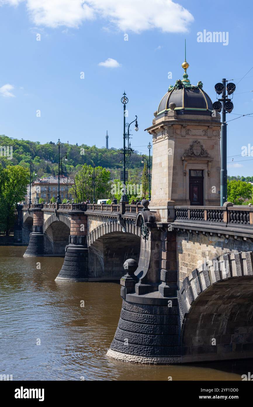 Legion Bridge (Most Legií), the historic bridge crossing over the ...