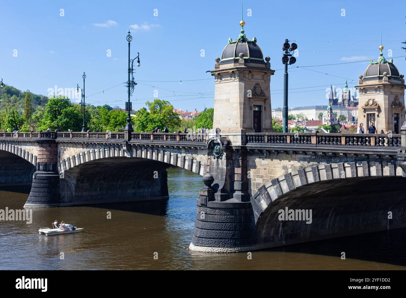 Legion Bridge (Most Legií), the historic bridge crossing over the ...
