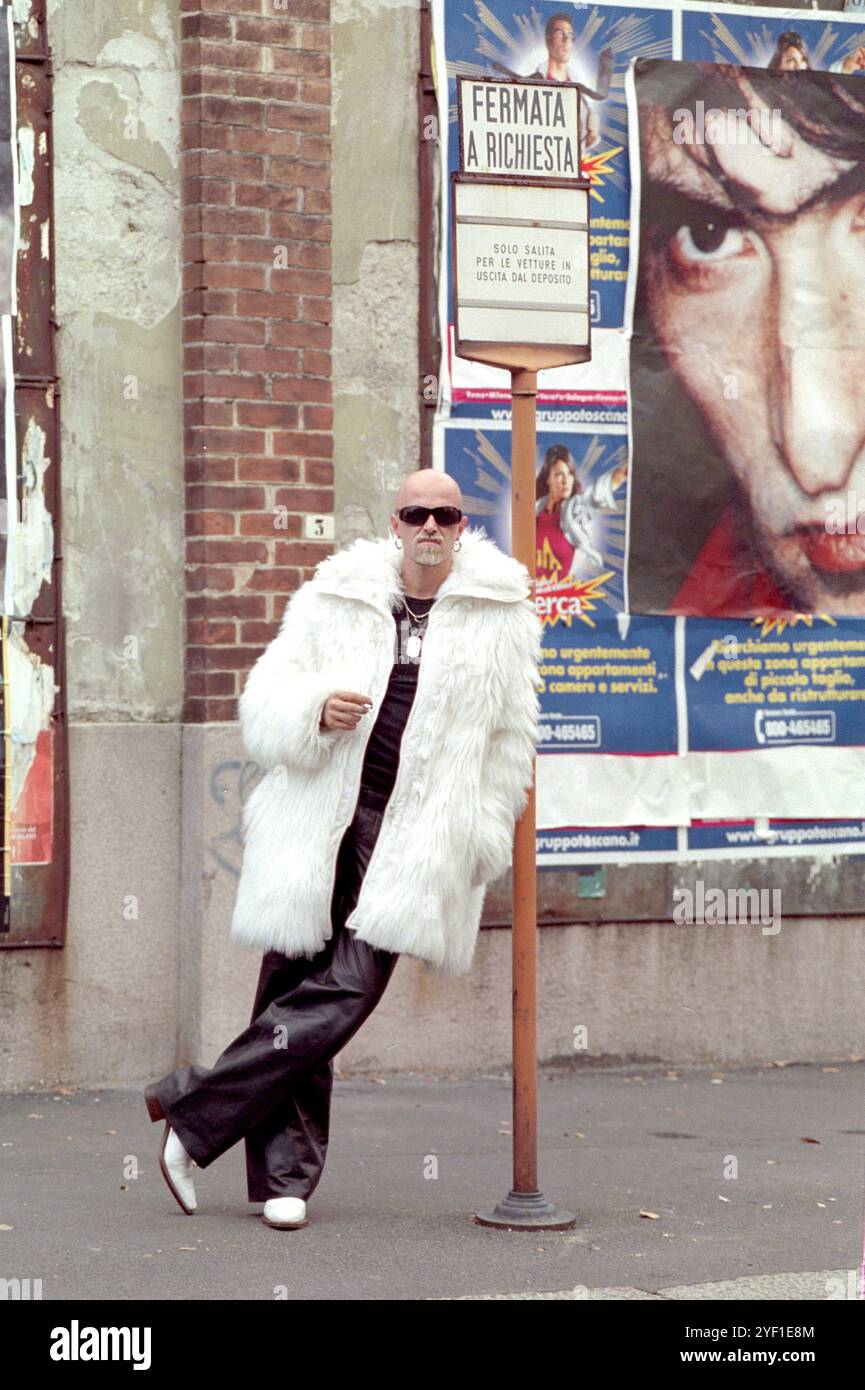 Milan Italy 07/07/1999: Pau (Paolo Bruni) singer and guitarist of the ...