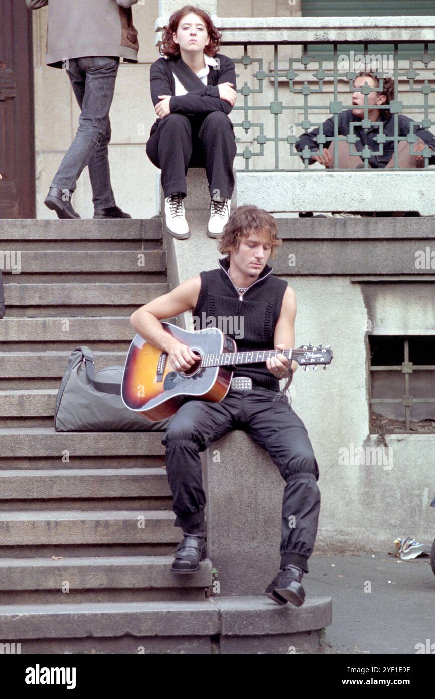 Milan Italy 07/07/1999: Drigo (Enrico Salvi) guitarist of the Negrita ...