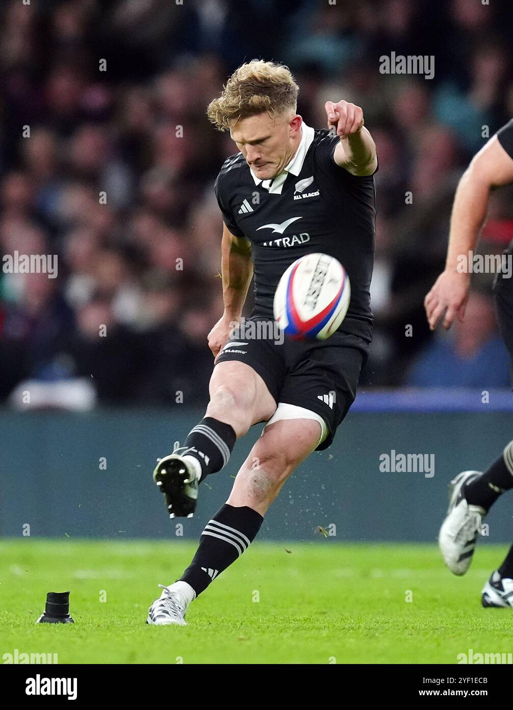 New Zealand's Damian McKenzie during the Autumn international match at ...